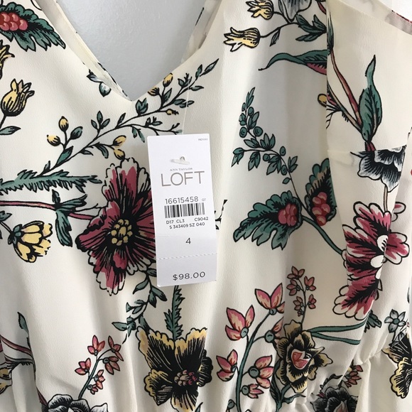 LOFT | Dresses | New Loft Floral Maxi Dress | Poshmark